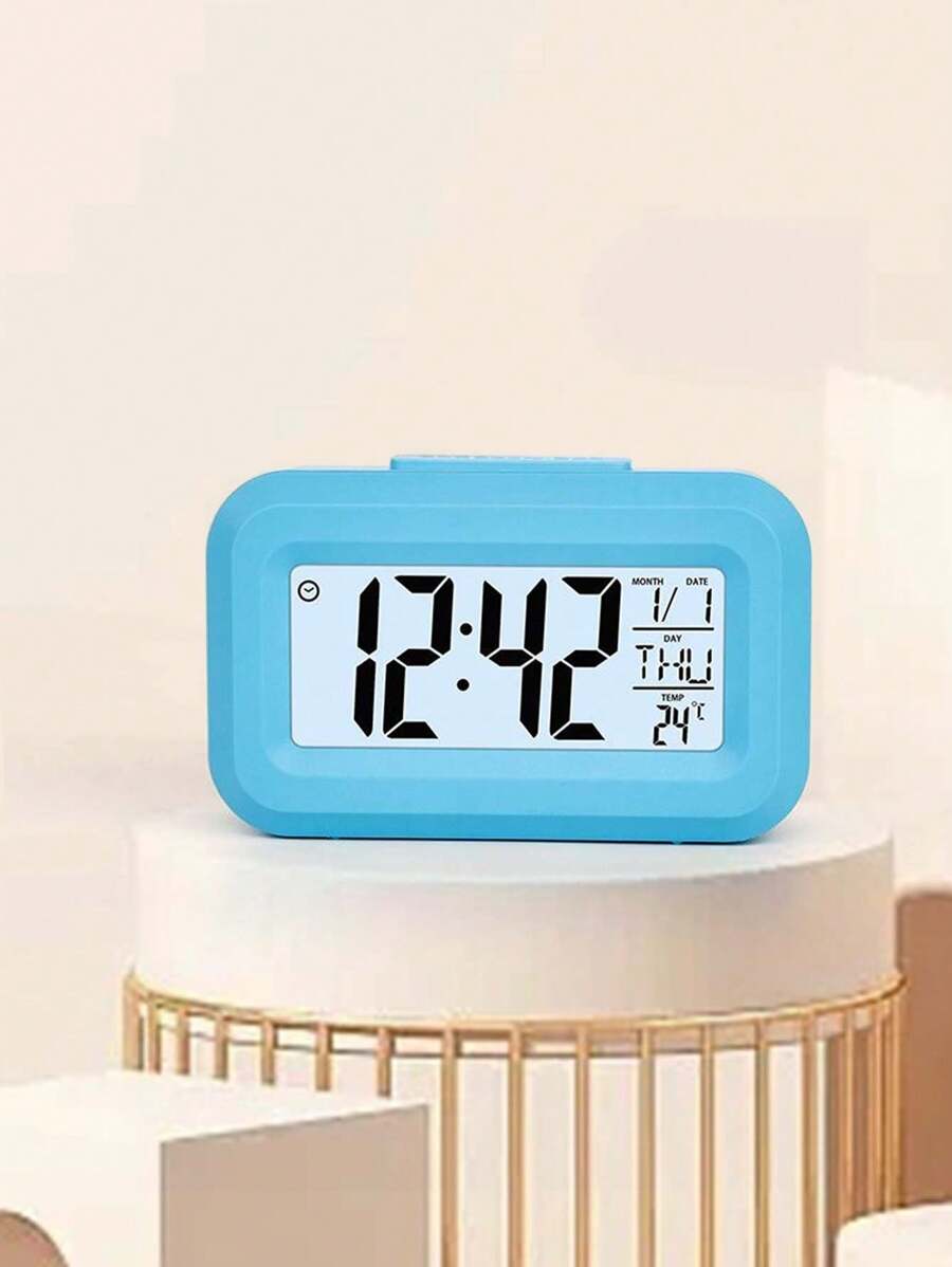Mini Digital Alarm Clock, Student Alarm Clock With Large Display Time ...