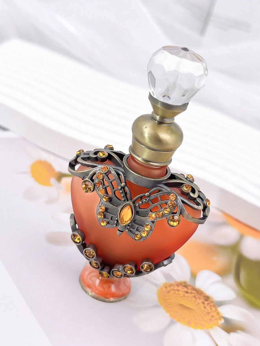 10ml Vintage Heart Butterfly Dripper Perfume Bottle, Travel Essential ...