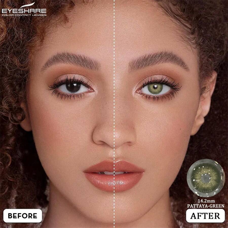 EYESHARE 1 paire de lentilles de contact de couleur pour yeux ...