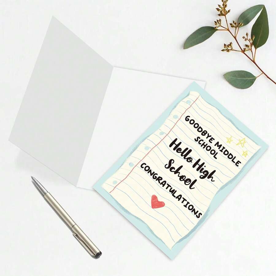 1pc Funny Back To School Card For Boys Girls, Congratulations Card For ...