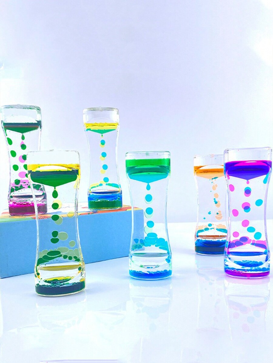 1pc Adult Liquid Motion Bubbler Timer, Hourglass-Style Sensory Game ...