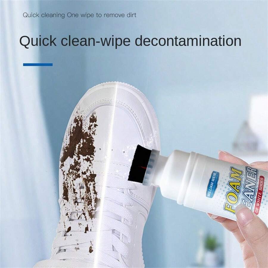White Shoe Cleaning Agent With Dual Effects For Whitening, Yellowing ...