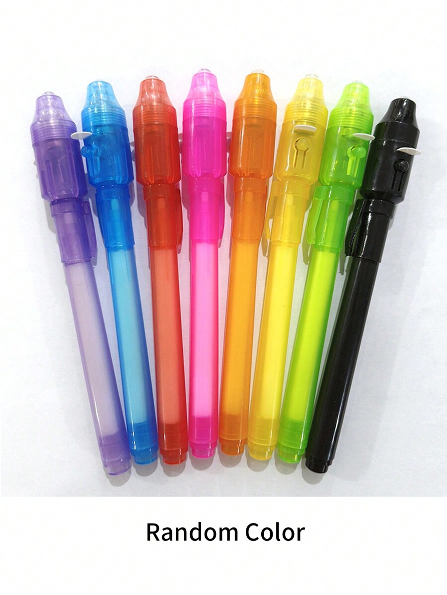3-In-1 UV Invisible Disappearing Ink Pen, Fluorescent Highlighter And ...