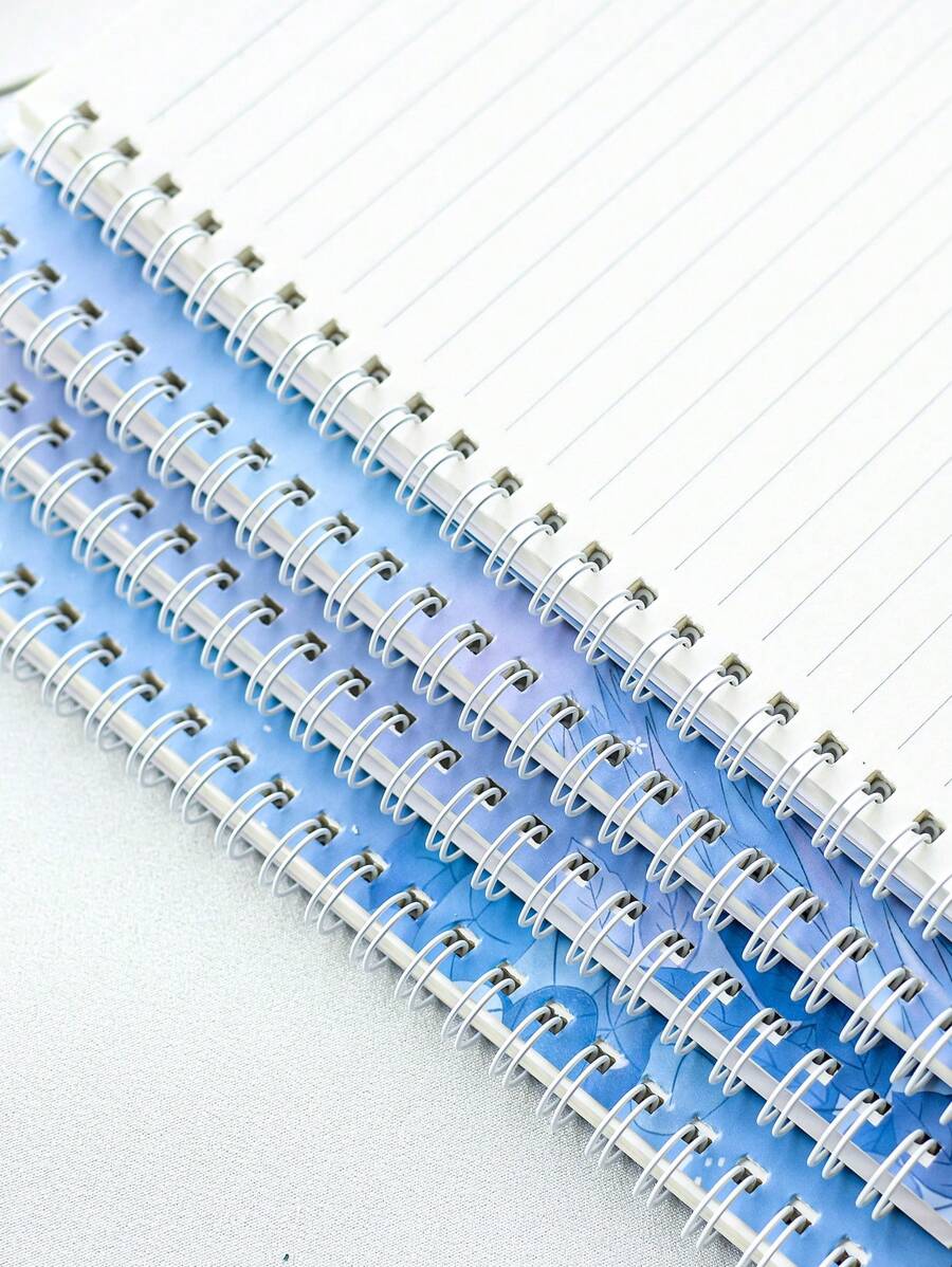 4 Notebook Styles, 1 Set Including 4 Books Of A5 Spiral Notebooks, Each ...