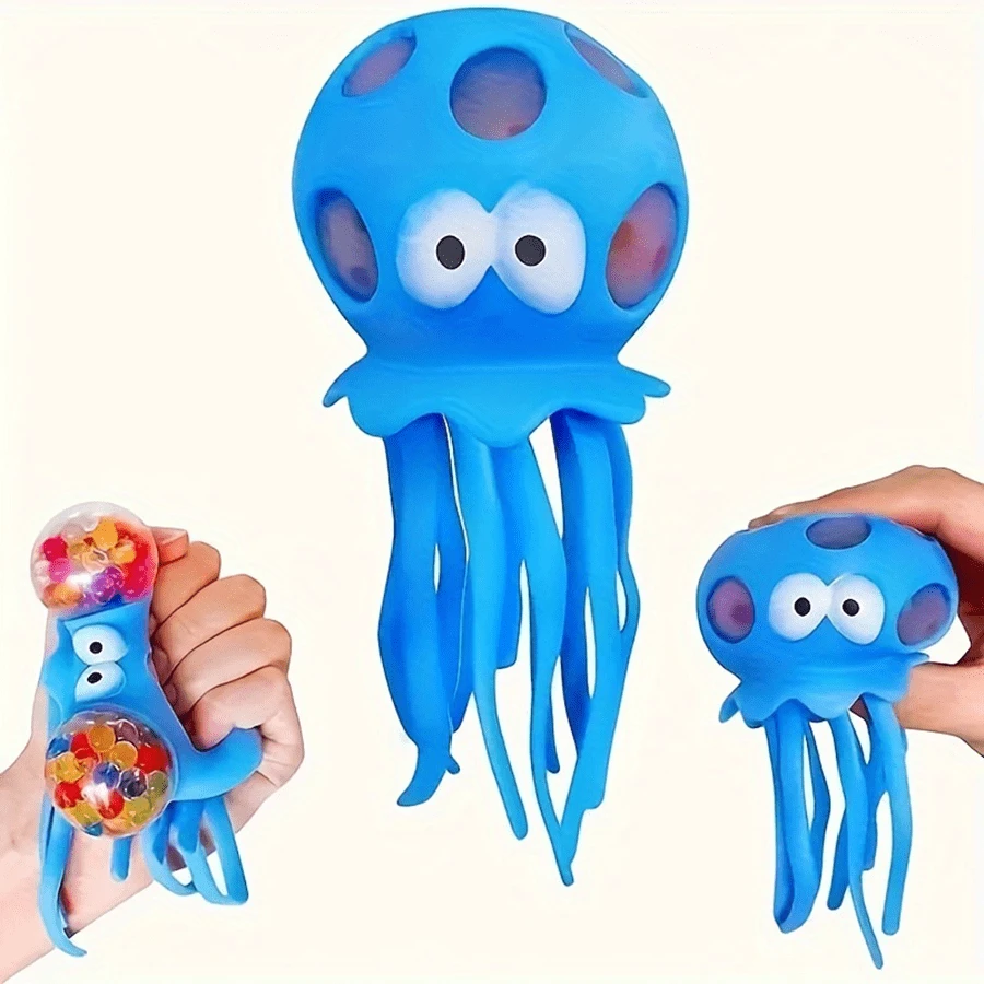 1/2PCS Soft & Cuddly Octopus Squishy Stress Ball - Relaxing Ocean ...