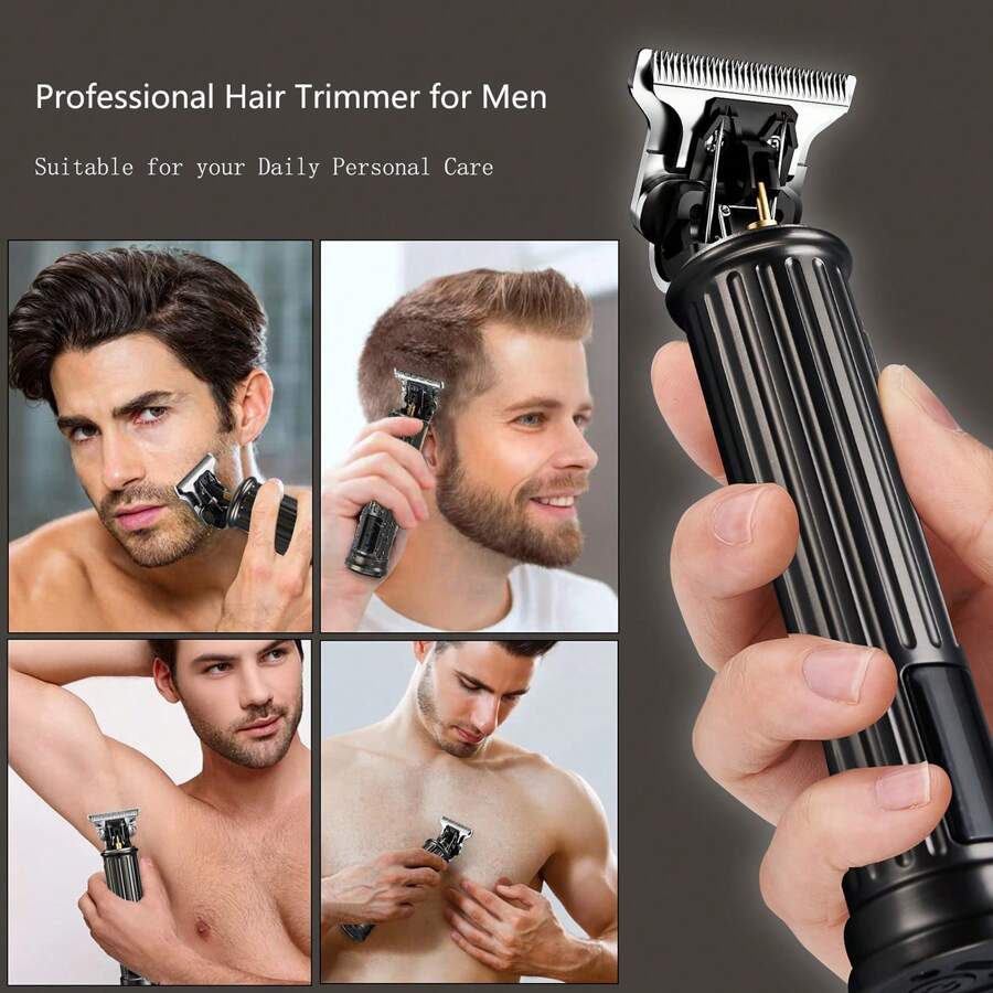Rechargeable Electric Razor Hair Grooming Kit 3 Pieces Kit Professional ...