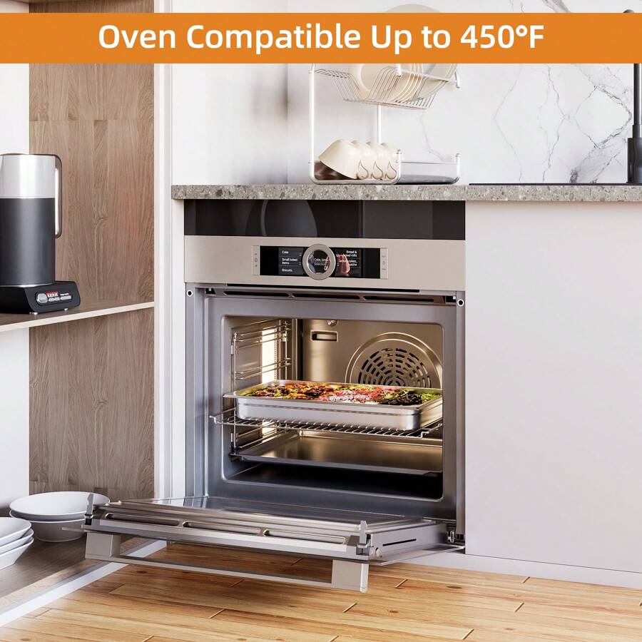 6 Pack Hotel Pan Full Size Steam Table Pans NSF Commercial Stainless ...