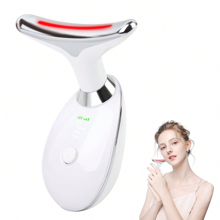 Face And Neck Massager,Multifunctional Facial Skin Care Tools,3/7 Color ...