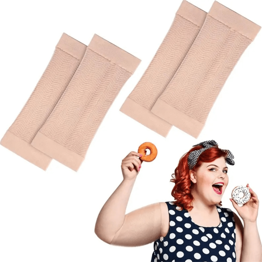 (1 Pair) Of Arm Or Leg Braces Sleeves For Plus Size Women, Slim Upper ...