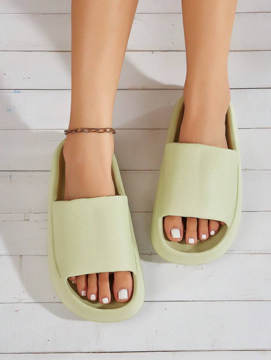 Women Green Slides, Minimalist Single Band Slides for Sale Australia ...