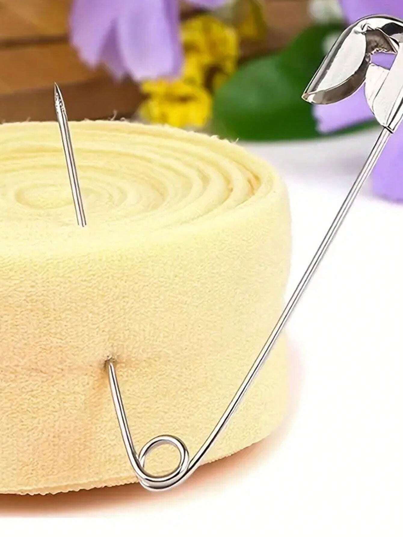 150pcs/Box Vintage Style Safety Pins Set, Various Sizes, Gold & Silver ...