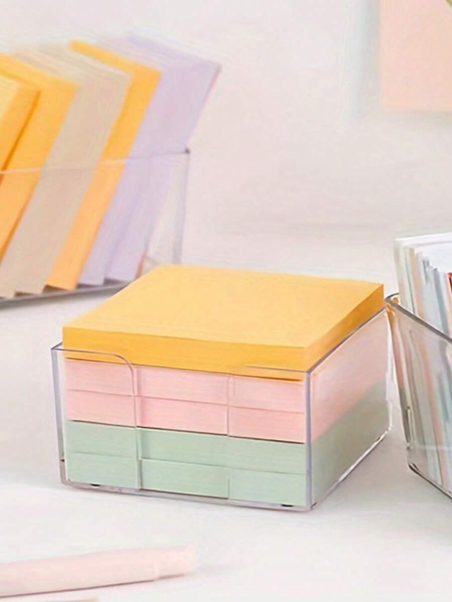 1pc Acrylic Desktop Memo Holder - Organizing Office Supplies And ...