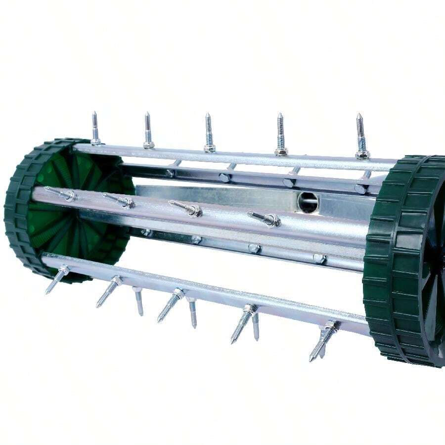 Spike Lawn Aerator, Heavy Duty Rolling Lawn Aerator, Garden Yard Rotary ...