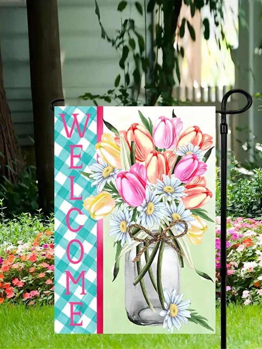 8 Styles Seasonal Garden Flags, Double-Sided 12 X 18 Inches (30 * 45 Cm ...