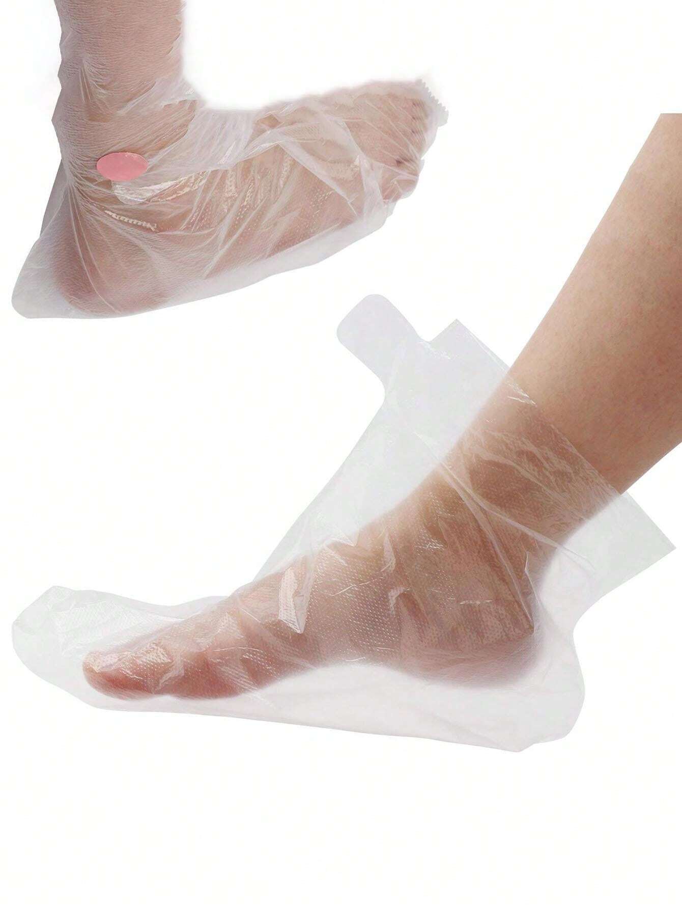 100pc Foot Cover Disposable Socks - Foot Moisturizing Socks Pedicure ...