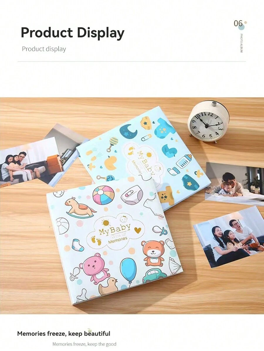 Can Book Handwritten Album Flat Back Paper Core Bag Baby Growth Photo ...