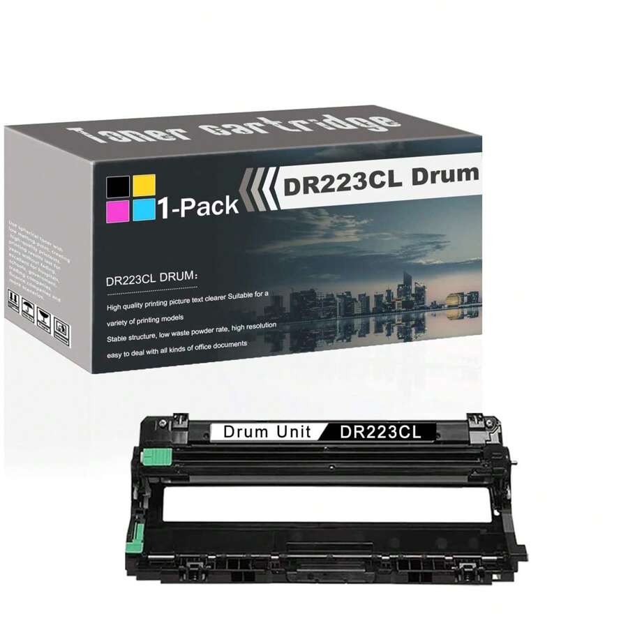 1 Pack DR223CL Drum Unit Black Compatible Replacement For Brother MFC ...