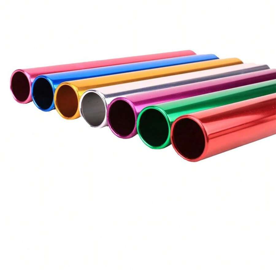 Aluminum Alloy Red & White Plastic Baton For Relay Race Track & Field ...