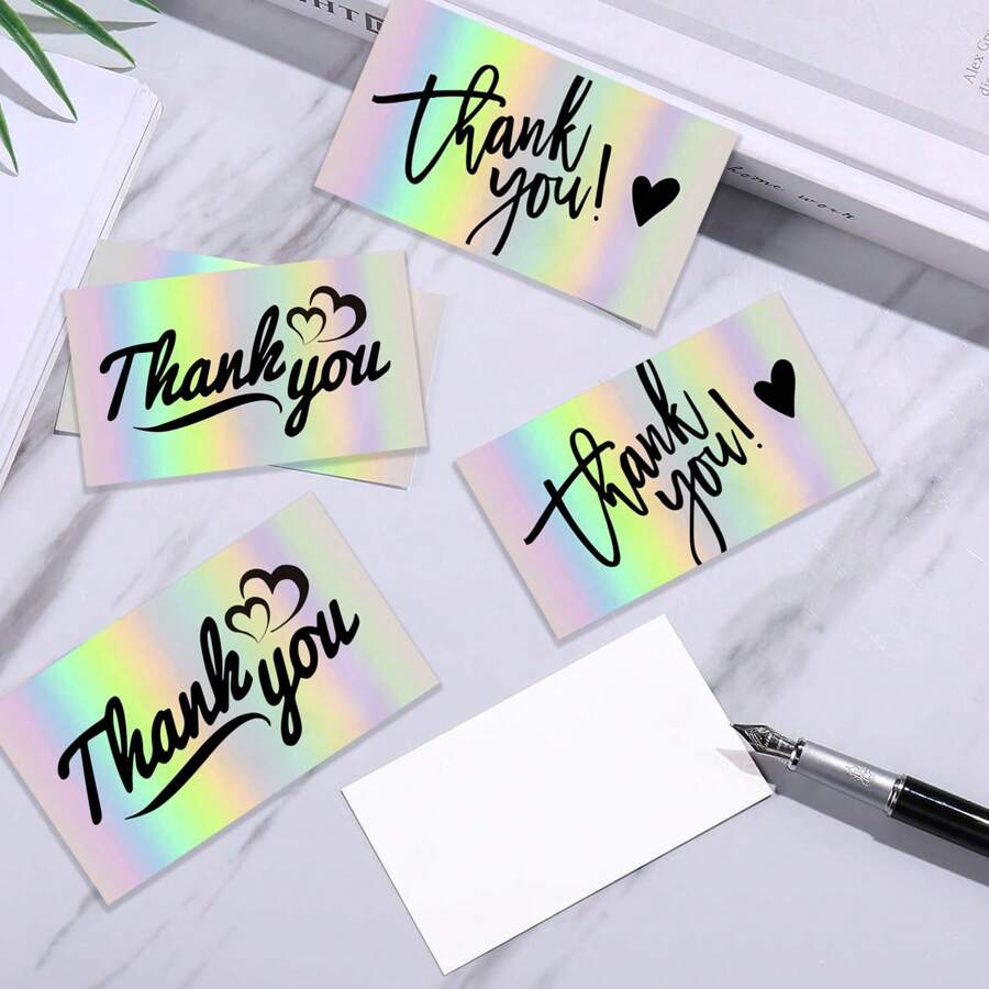 10 pièces Carte de remerciement simple, carte de remerciement drôle ...