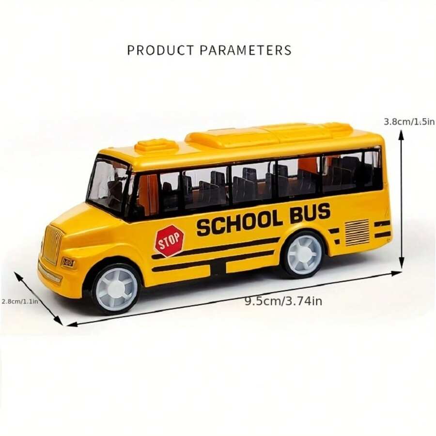 Simulation 1: 36 Alloy Bus Model, Children's Toy Car, Pull Back Bus ...