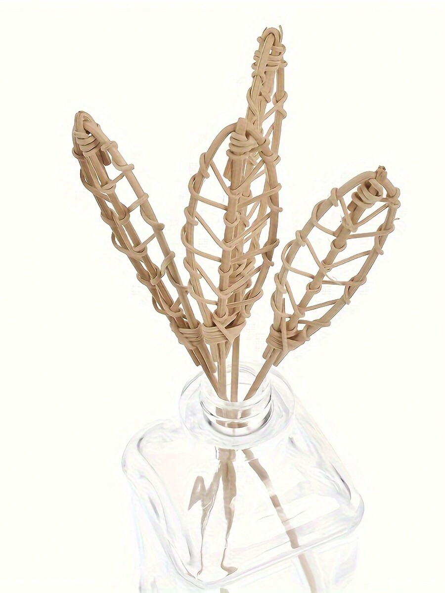 5pcs Flower And Cane Diffuser Set - Natural Wood Fragrance Oil For Home ...