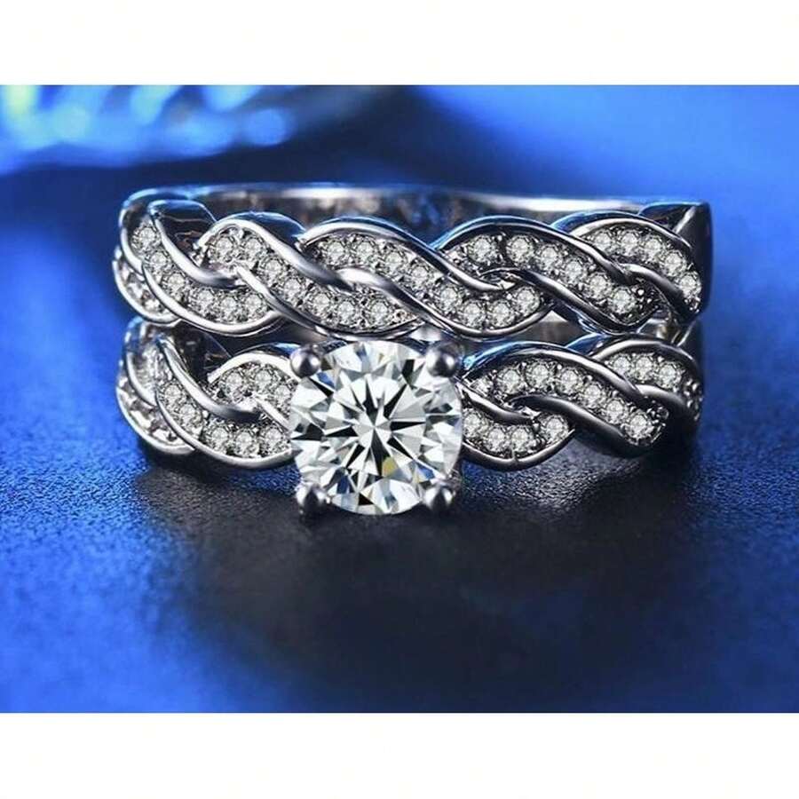 Jewelry Celebrity Infinity Cubic Zirconia Anniversary Promise Wedding ...