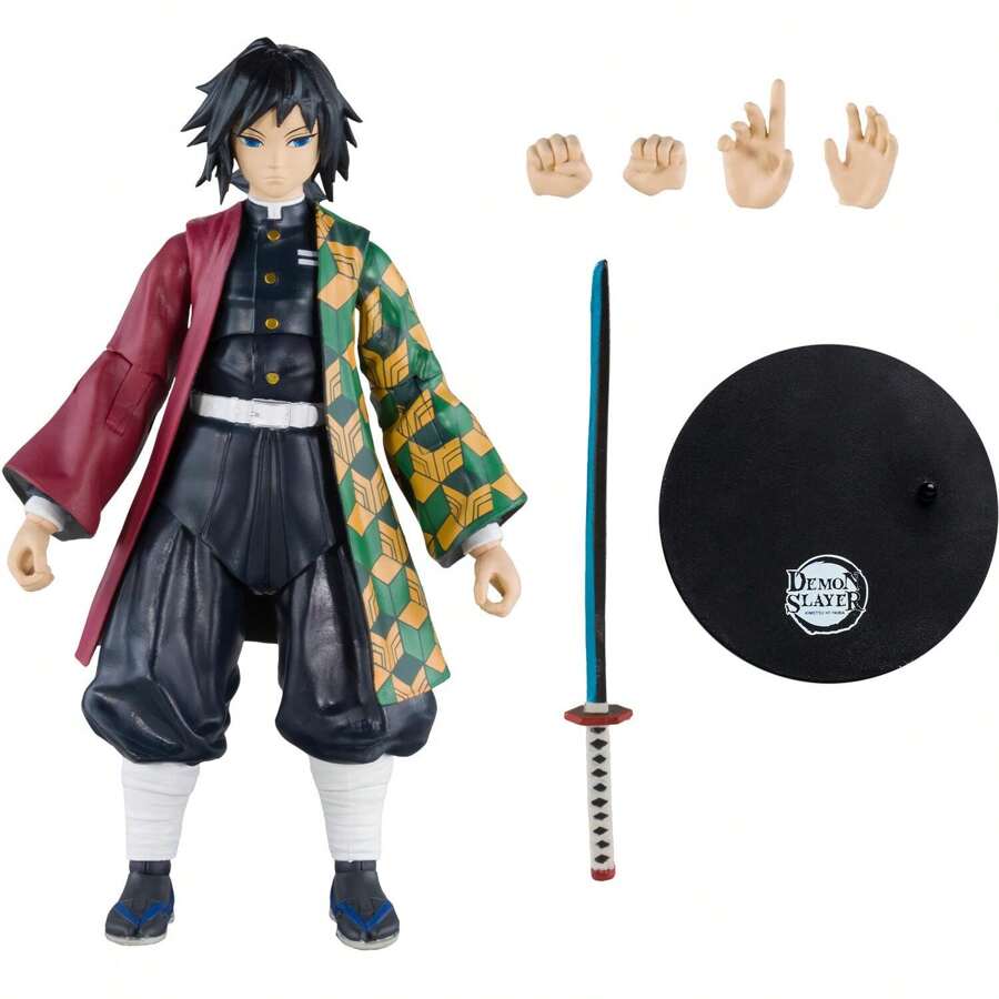 McFarlane Toys McFarlane - Demon Slayer - 7" Giyu Tomioka Action Figure ...
