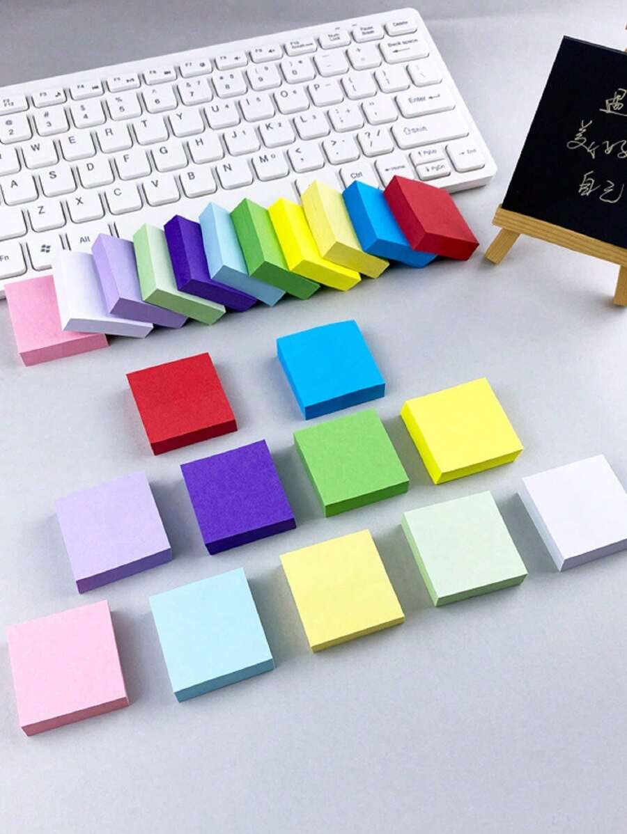 1100 Sticky Note Label Pad Index Card Page Markers In 11 Colors ...