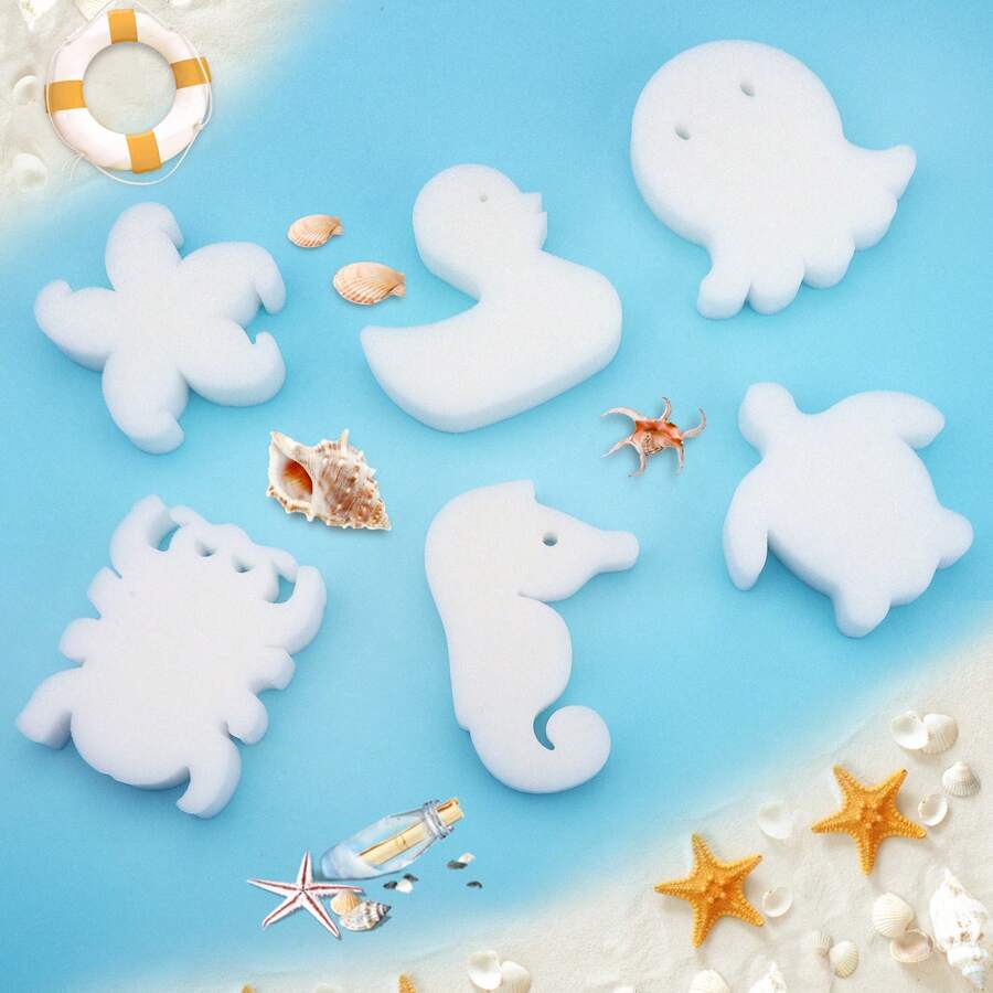 24 Pcs Oil Absorbing Scum Sponge For Hot Tub, Cute Shapes Clean ...