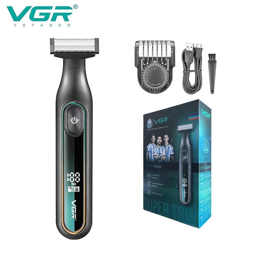 VGR VGR Rasierer, professioneller wasserfester Haar- und Körpertrimmer Bart Trimmer Rasierer ...