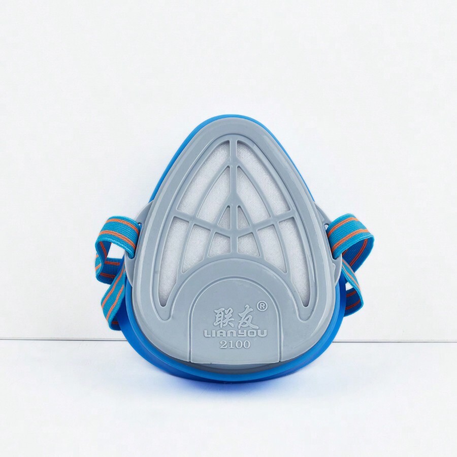 Simple Dust Mask Respirator With Filters Set Reusable Rubber Nose ...