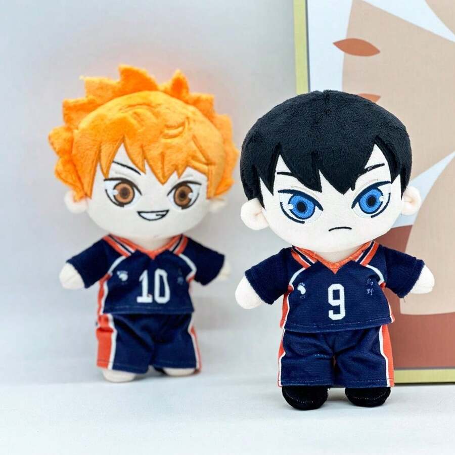Colorful Hair Volleyball Player Plush Doll Soft Toy Anime Figurine Gift ...