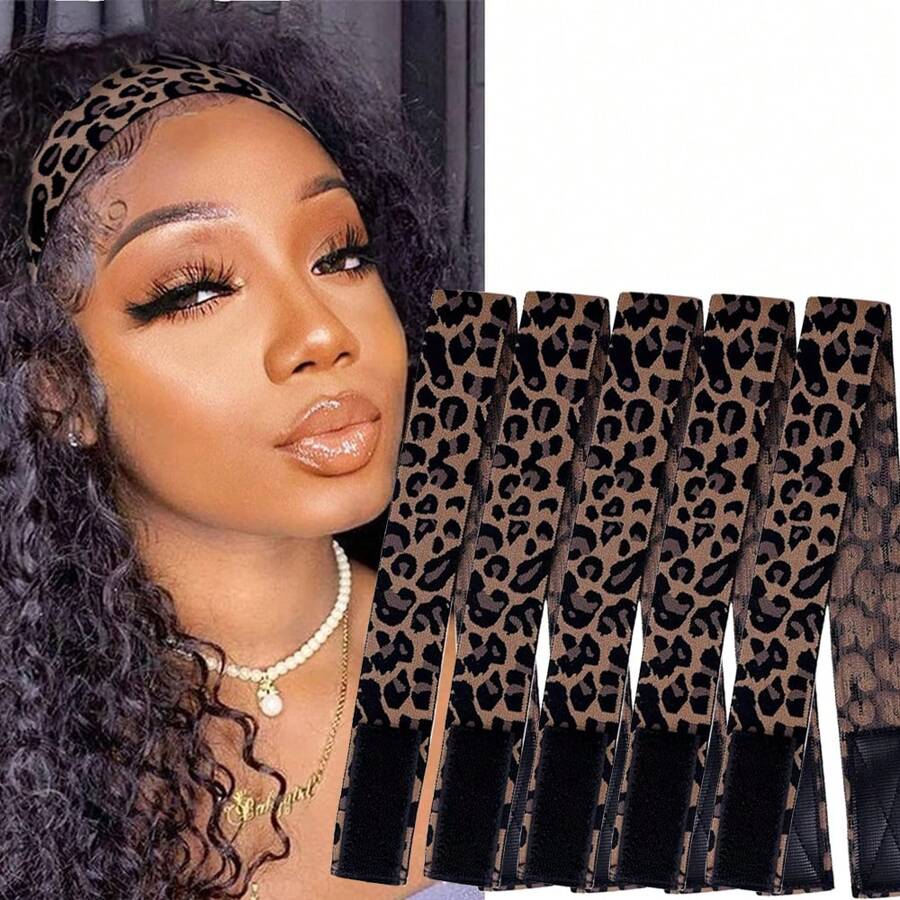 5pcs Lace Melting Band, Elastic Band For Wigs, Wig Holding Band For ...