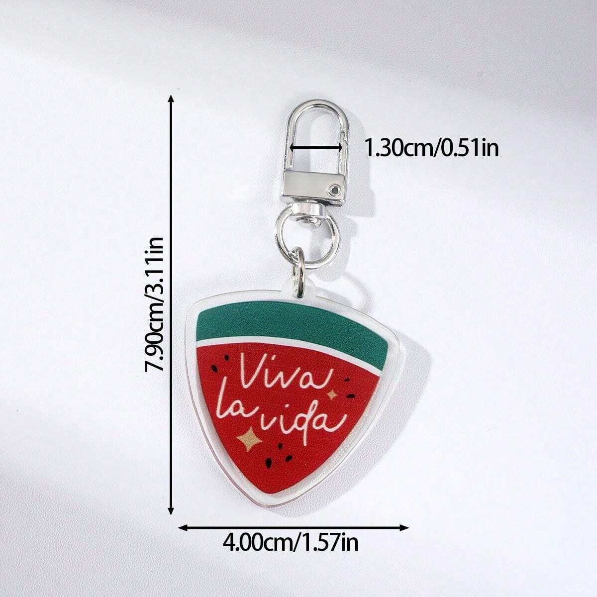 2d Shining Twinkling Watermelon Keychain Unisex Viva La Vida Acrylic ...