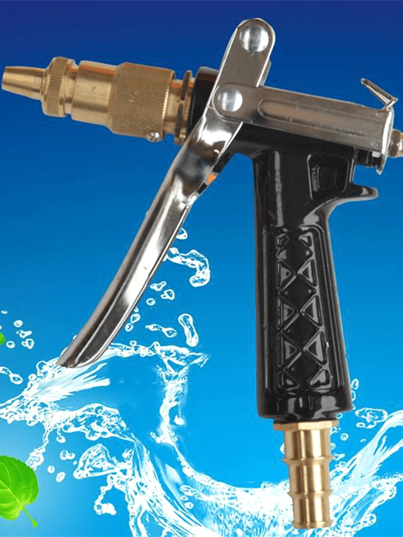 Black Tower High-Pressure Water Gun, Home Car Wash Water Gun Flower ...