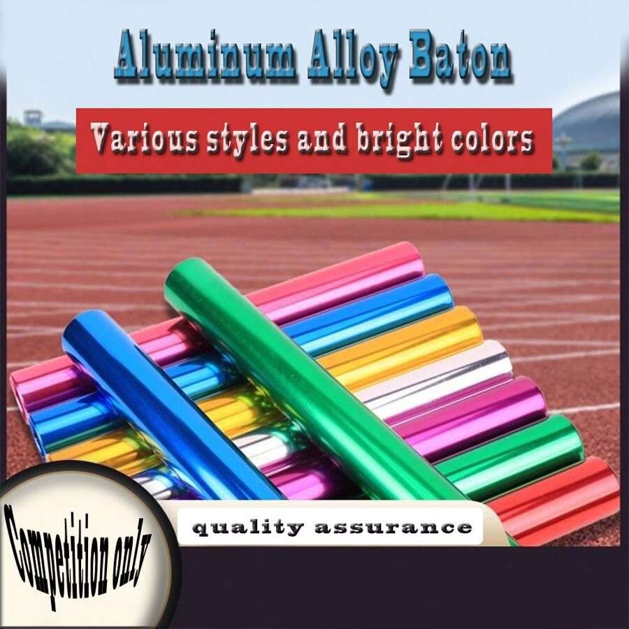 Aluminum Alloy Children's Relay Baton With Red And White Plastic Handle ...