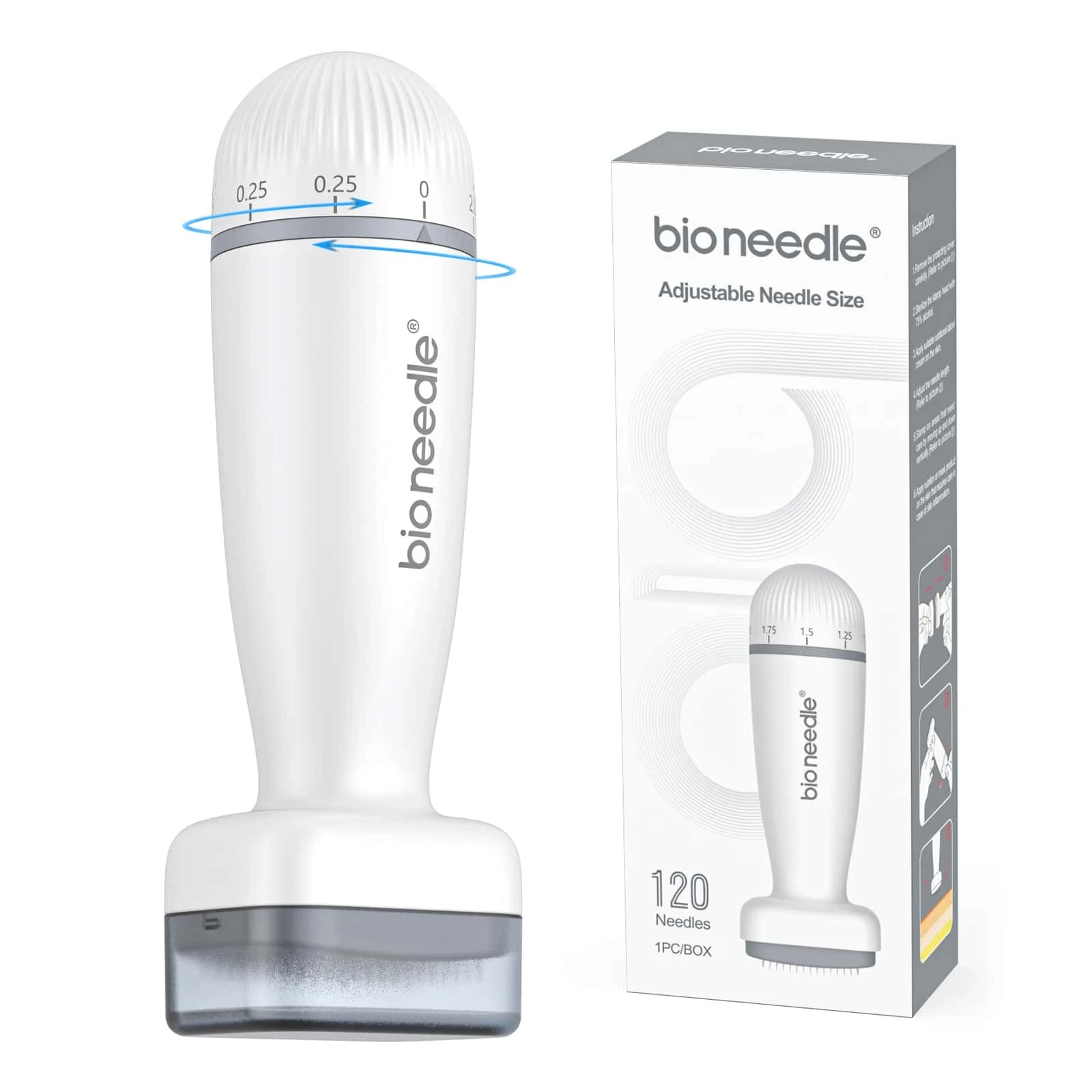 6PCS BIO Needles 0.25mm Adjustable Derma Stamp Professional ...