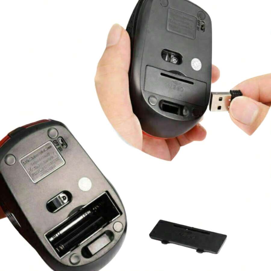 Sanoxy 2.4GHz Wireless Optical Mouse Mice & USB Receiver For PC Laptop ...