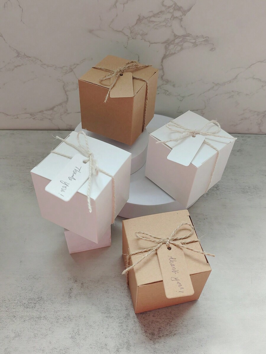 1/5/10/50pcs 7*7*7cm Square Shape Gift Boxes, Candy Boxes, Party Favor ...