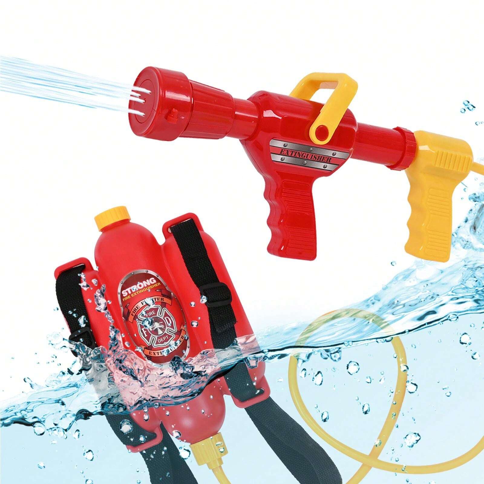 Water Blaster For Kids - Water Backpack Squirt Toy - Backpack Water Gun ...
