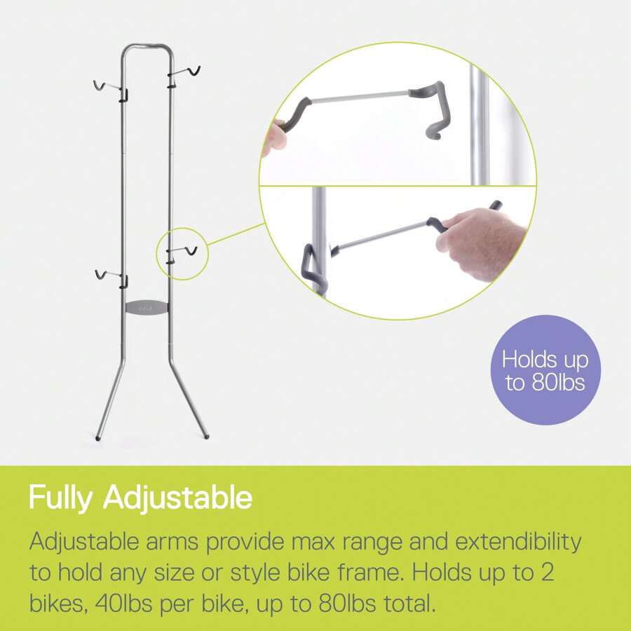 Cycle Michelangelo 2 Bike Storage Rack - Gravity Fully Adjustable Bike ...