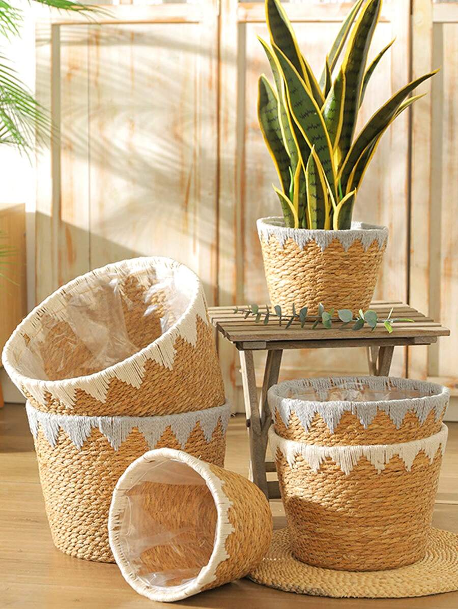 1Packs, Plant Pots For Indoor Plants, Seagrass Planters, Planter Basket ...