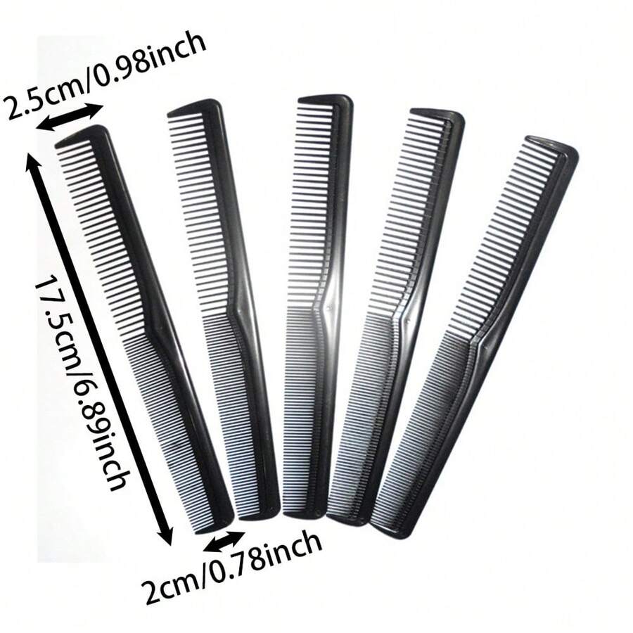 Hair Comb Bulk 7 Inch Carbon Fiber Cutting Comb All Purpose Combs For ...