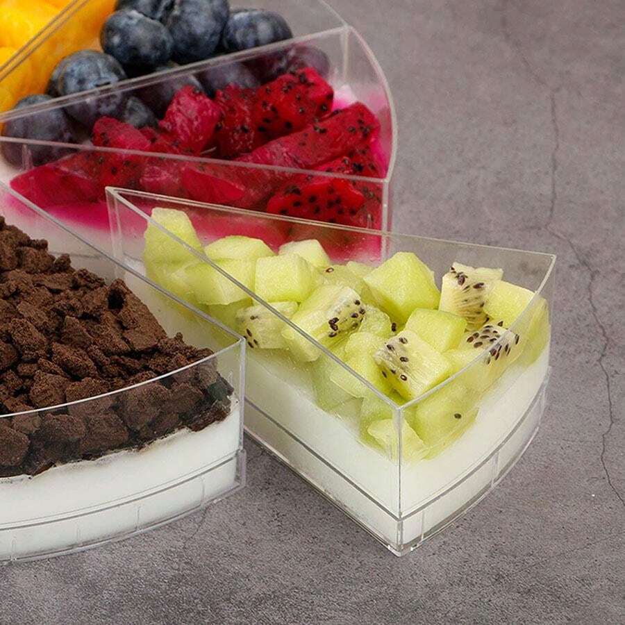 Coupes à dessert, mini coupes à dessert en plastique, coupe à mousse ...