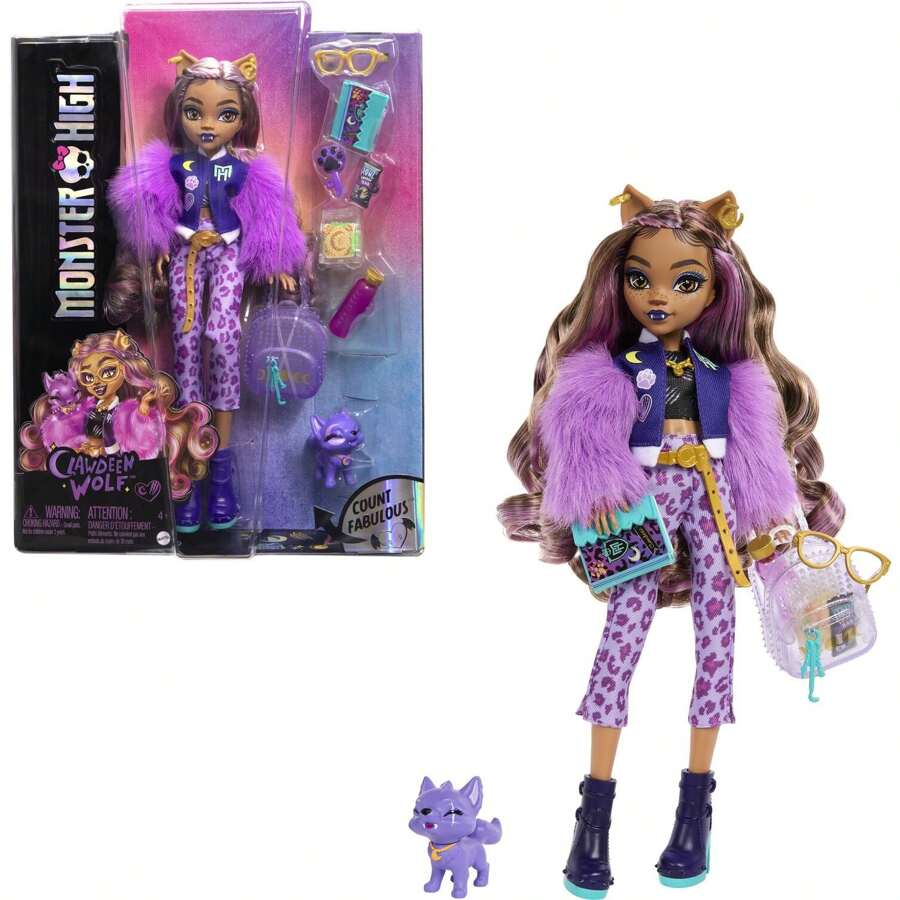 Mattel - Monster High Clawdeen Wolf Fashion Doll With Pet [COLLECTABLES ...