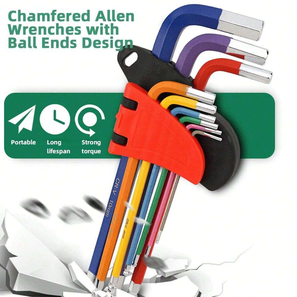 Conjunto de chave sextavada Allen com ponta esférica, conjuntos de ...