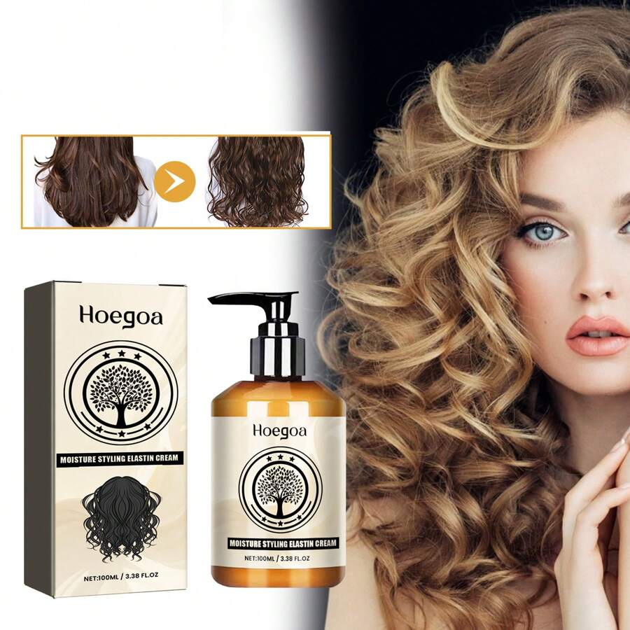 100ml Curl Defining Cream With Ginger, Argan Oil For Wavy And Curly ...