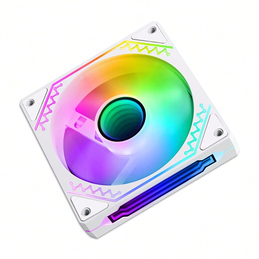 Aigo Air12s PC Case Fan 12cm 4Pin 5V 3Pin ARGB Cyclic Mirror Light ...