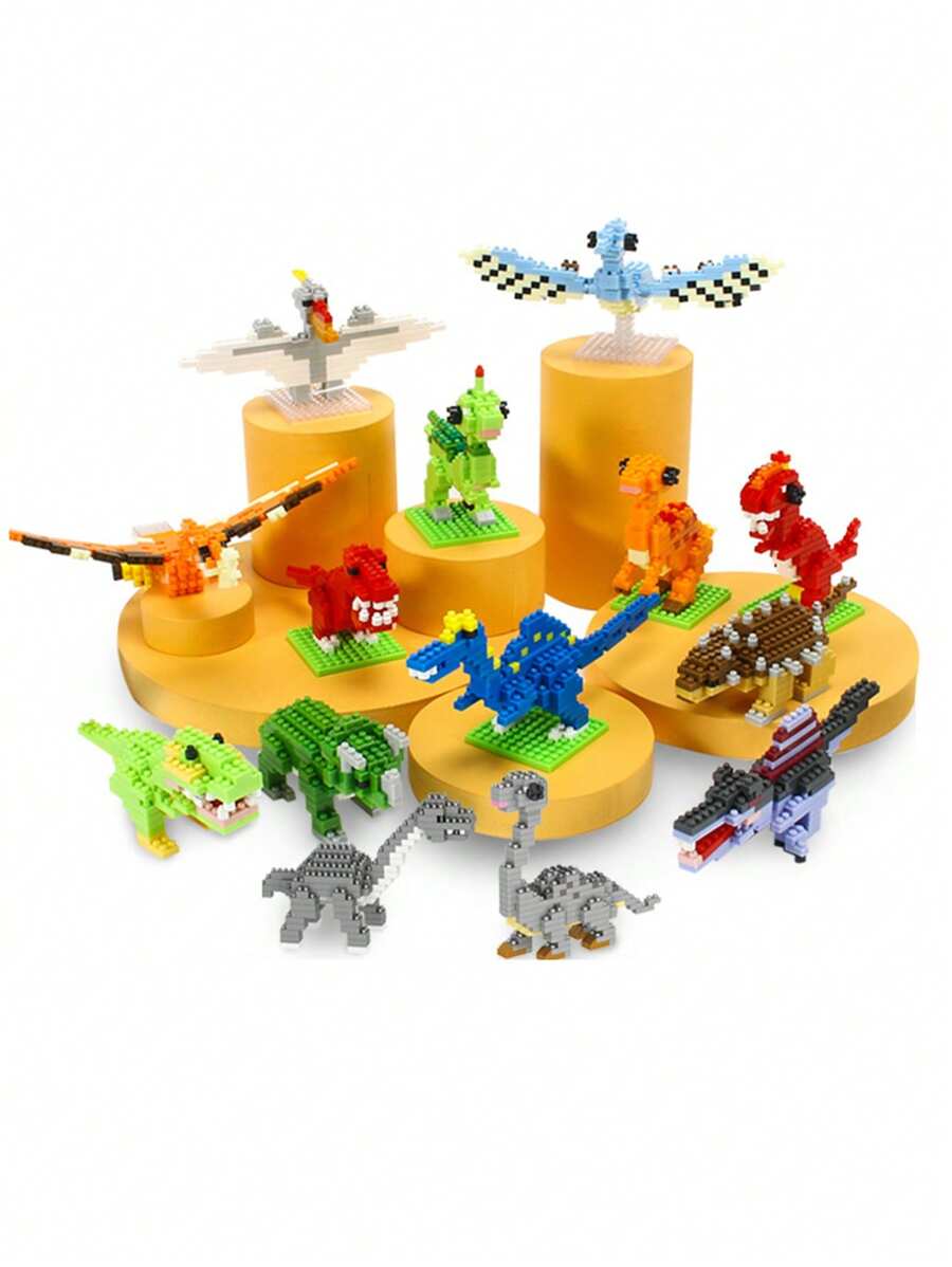 Micro Particle Assembly Building Blocks Toy Dinosaur Series ...