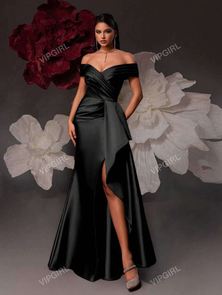 VIPGIRL Women Prom Dresses Elegant Semi Formal Wedding Guest Dress, For ...